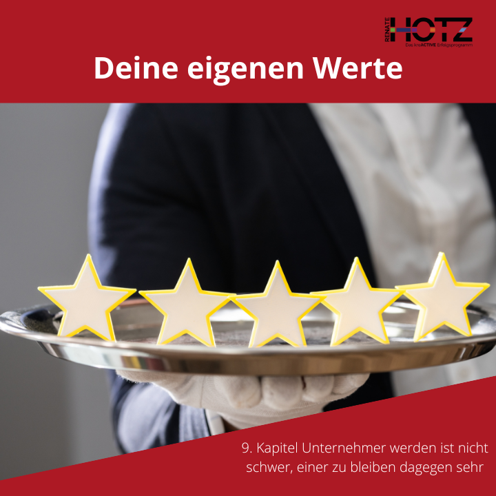 Kenne deine Werte - Renate Hotz Verkaufstraining